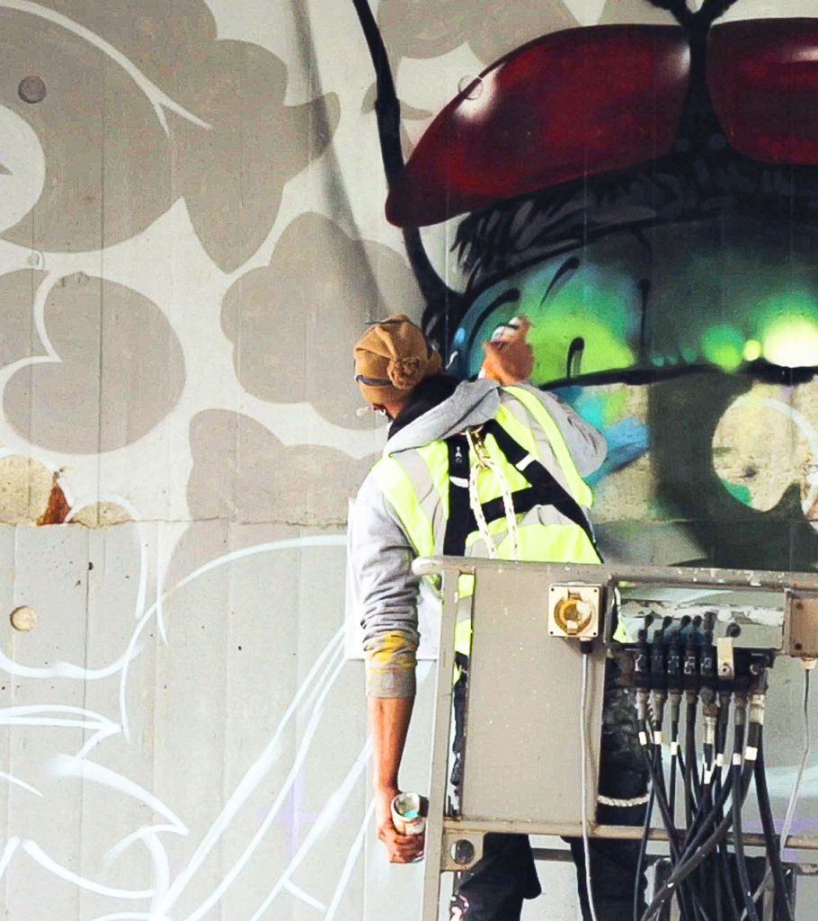 11 Mural Artists including Tech Moon create street art gallery